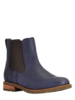Ariat Ariat Wexford Waterproof Chelsea Boot Navy Leather