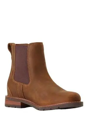 Ariat Wexford Waterproof Chelsea Boot - Weathered Brown Leather