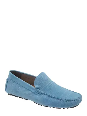 Nordstrom Nordstrom Bend Venetian Driving Shoe Blue Light Textured
