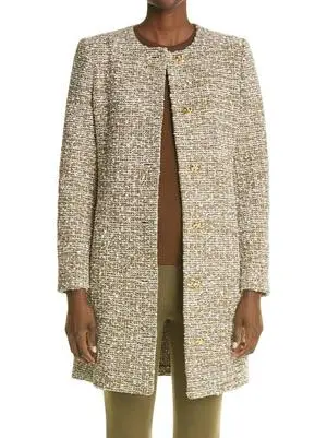 ST. JOHN Bouclé Topper
