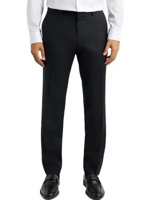 BOSS Genius Slim Fit Wool Suit Pants - Black