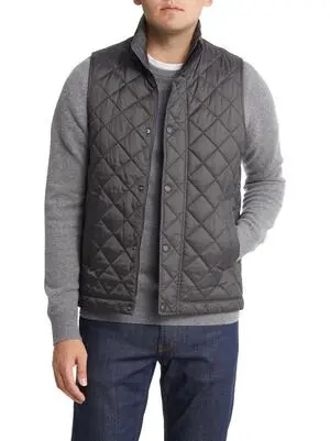 Barbour Barlow Quilted Vest - Charcoal