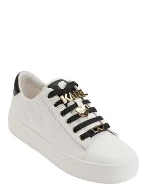 Karl Lagerfeld Paris Karl Lagerfeld Paris Cate Pin Logo Sneakers Bright White/ Black
