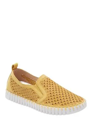 ILSE JACOBSEN Ilse Jacobsen Tulip Perforated Slip-On Sneaker Golden Rod