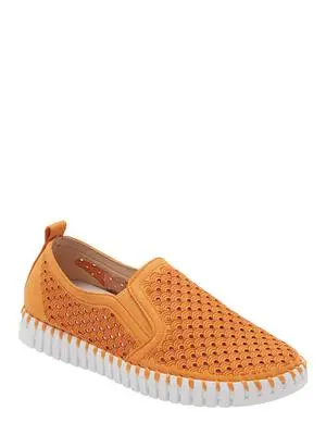 ILSE JACOBSEN Ilse Jacobsen Tulip Perforated Slip-On Sneaker Mango Sorbet