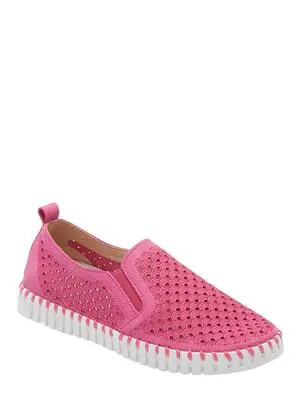 ILSE JACOBSEN Ilse Jacobsen Tulip Perforated Slip-On Sneaker Rose Violet