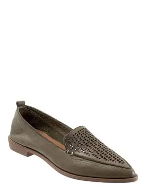 BUENO Bueno Blazey Pointed Toe Flat Sage Leather