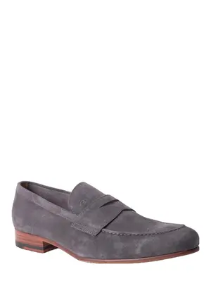 Gordon Rush Gordon Rush Cartwright Penny Loafer Grey Suede