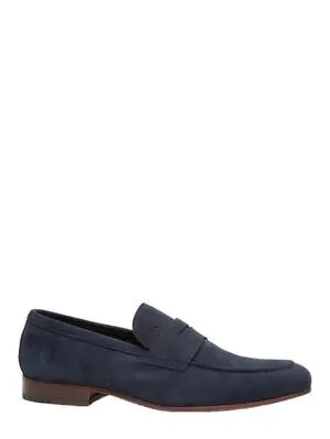 Gordon Rush Cartwright Penny Loafer - Navy Suede