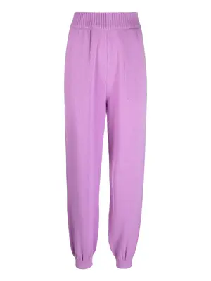 MSGM MSGM Merino-Blend Knitted Track Pants