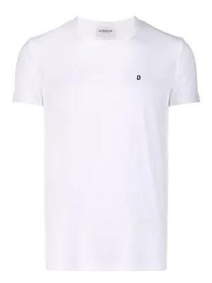 DONDUP Logo Crew-neck T-shirt - White