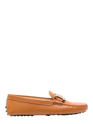TOD'S Chain-link Loafers - Brown
