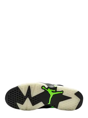 JORDAN Air 6 Retro Electric Green Sneakers - Black