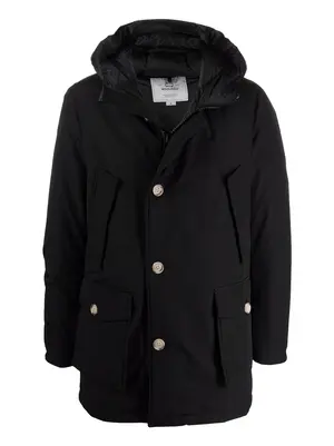 Woolrich Down-feather Hooded Coat - Black