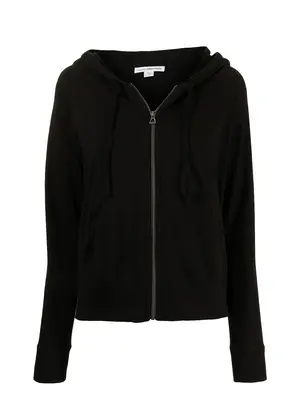 JAMES PERSE James Perse Zipped Drawstring Hoodie