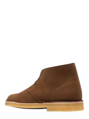 Clarks Suede Lace-up Boots - Brown