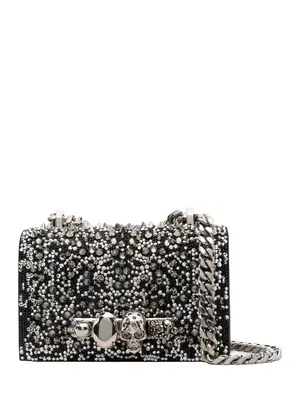 Alexander McQueen Mini Jewel Satchel - Black
