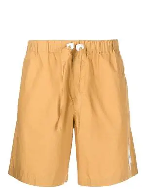 ROMEO HUNTE Crinkled Drawstring-waist Shorts - Yellow