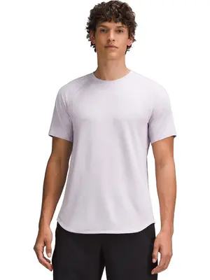 Lululemon License To Train Short-Sleeve Shirt Lilac Ether