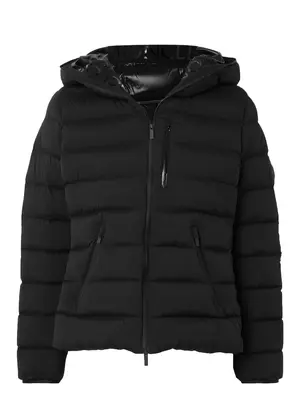 Moncler Herbe Hooded Down Jacket - Black