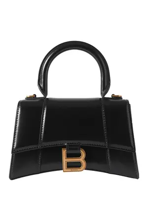 Balenciaga Hourglass Xs Tote - Black