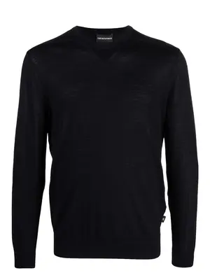 Emporio Armani Crew-neck Jumper - Blue