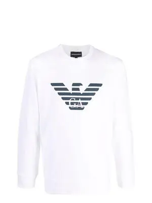 Emporio Armani Logo-printed Sweatshirt - White