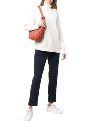 DRUMOHR Merino Wool Roll-neck Jumper - Neutrals