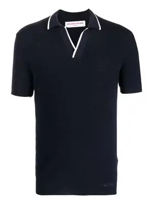 Orlebar Brown Horton Striped Polo Shirt - Blue