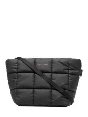 VEECOLLECTIVE Mini Porter Quilted Shoulder Bag - Black