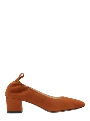 Everlane Day Heel Almond Suede