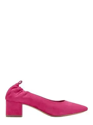 Everlane Day Heel - Red Currant Suede