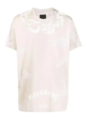 Givenchy Chain-link Print Logo T-shirt - Neutrals