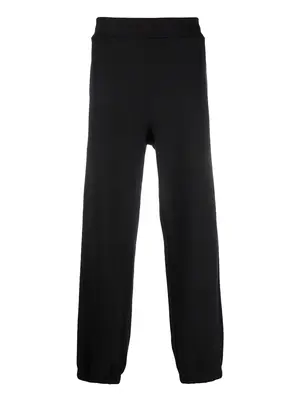 MSGM Wide-leg Track Pants - Black