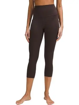 Lululemon Lululemon Align™ High-Rise Crop With Pockets 23" Espresso