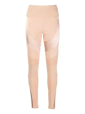 Philipp Plein Panelled Biker Leggings - Neutrals