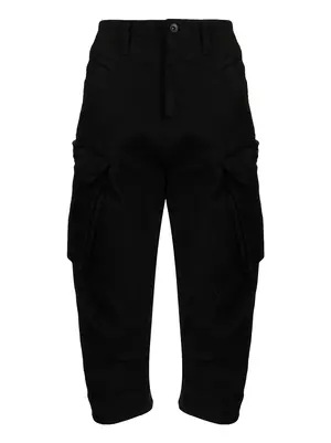 JULIUS Cargo Denim Trousers - Black