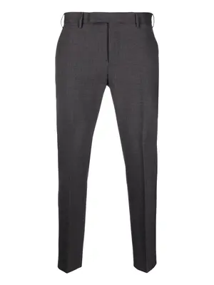 PT TORINO Pressed-crease Tailored Trousers - Grey