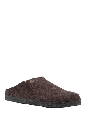 BIRKENSTOCK Felted Closed-toe Mules - Brown