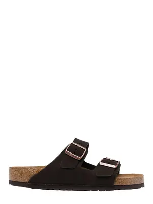 BIRKENSTOCK Arizona Suede Sandals - Brown