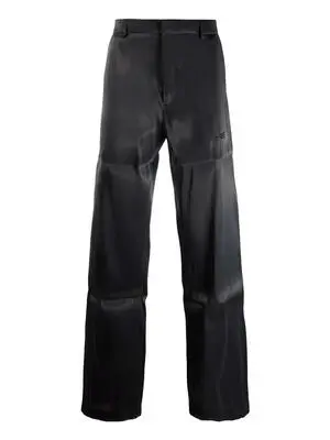 HELIOT EMIL Metallic-effect Trousers - Grey