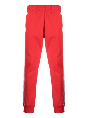 Adidas Embroidered-logo Track Pants - Red