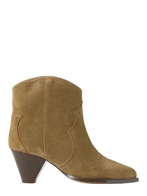 Isabel Marant Darizo Suede Ankle Boots - Brown
