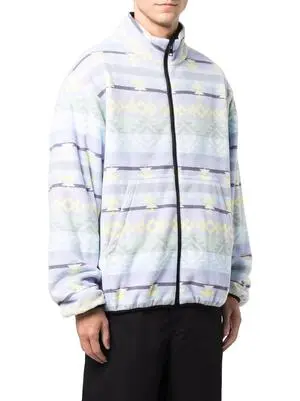MSGM Zip-up Funnel Neck Jacket - Purple