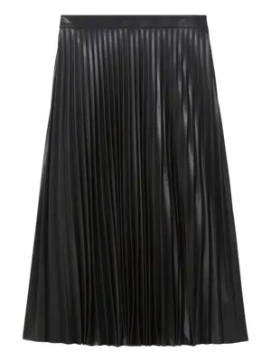 PROENZA SCHOULER WHITE LABEL Proenza Schouler White Label Faux-Leather Pleated Skirt