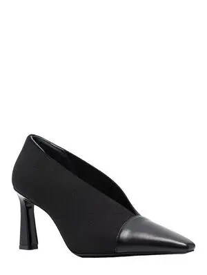 POLLINI Pointed-toe Panelled Pumps