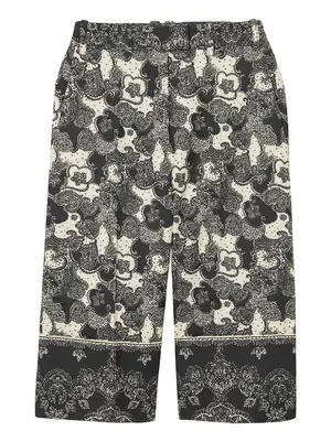 Brock Collection Tam Paisley Culottes - Black