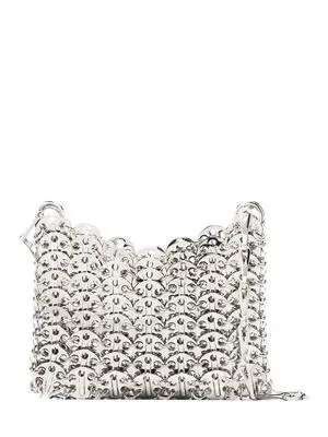 Rabanne Iconic 1969 Nano Shoulder Bag - Silver