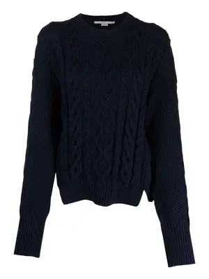 STELLA MCCARTNEY Long-Sleeve Cable-Knit Jumper