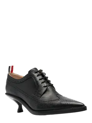 Thom Browne Longwing Brogues With Sculpted Heel - Black